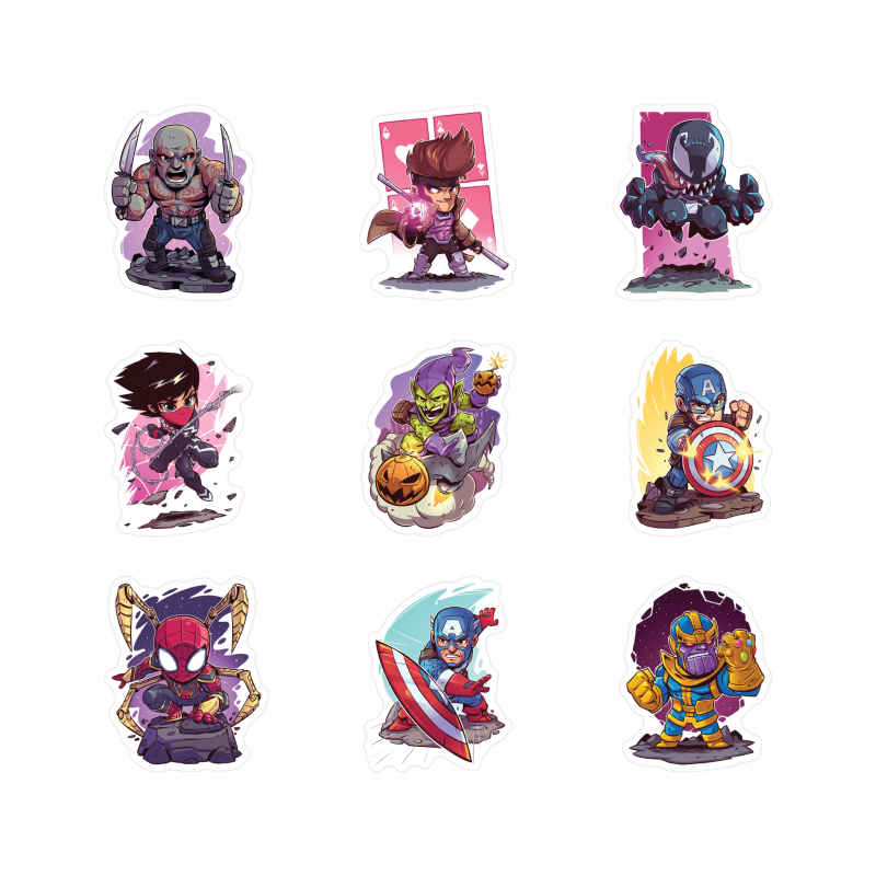 Stiker Marvel Comics – Part 1 – Agette